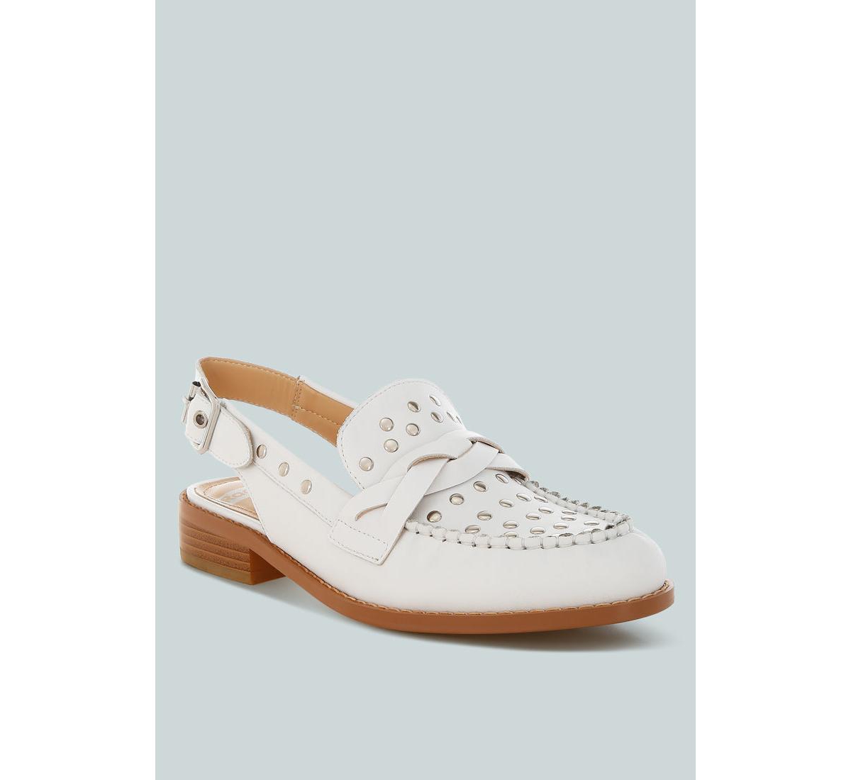 Click here for Rag & Co Womens Remykin Braided Penny Strap Loafer... prices