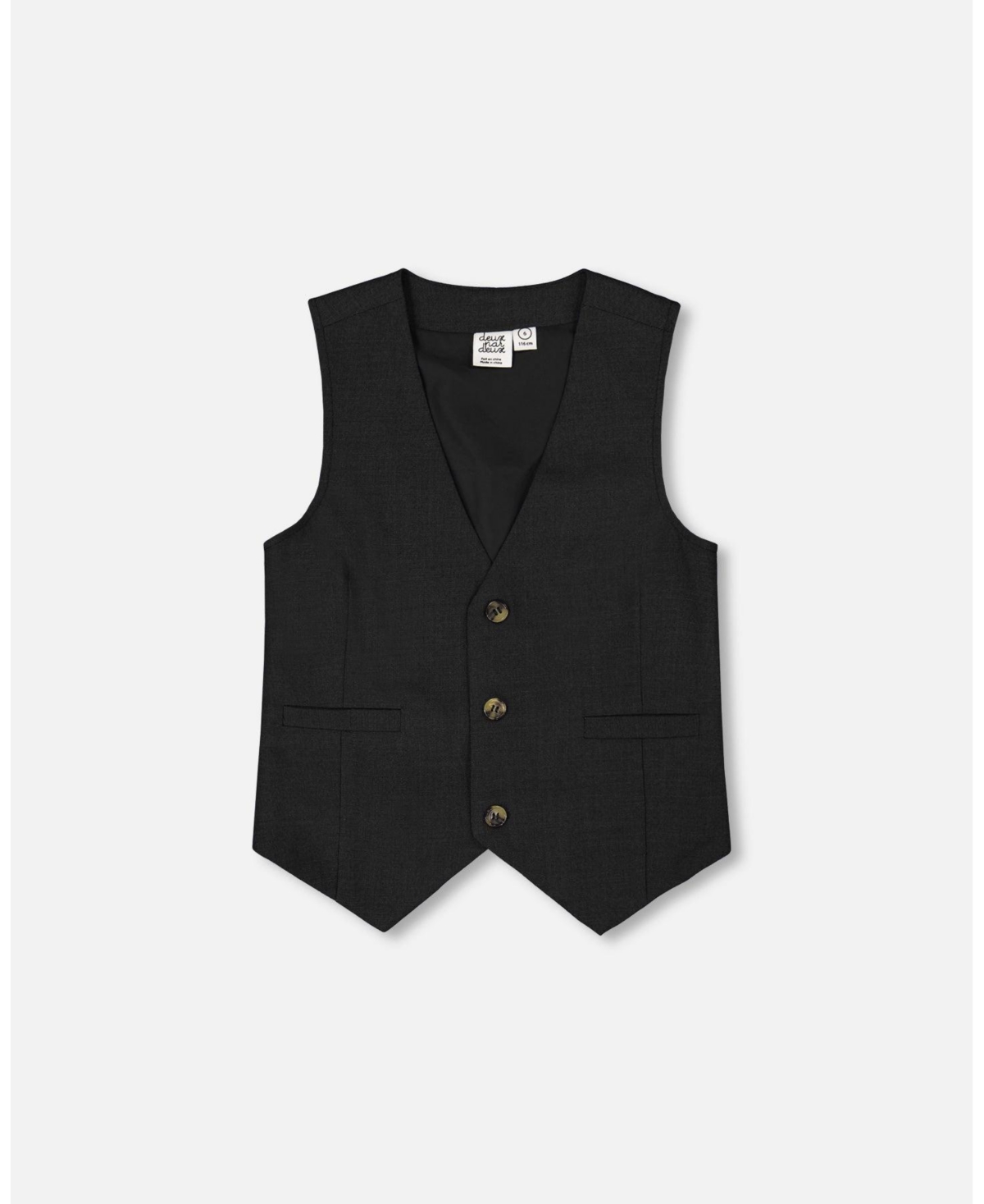 Click here for Deux par Deux Little Boys Elegant Vest - Black prices