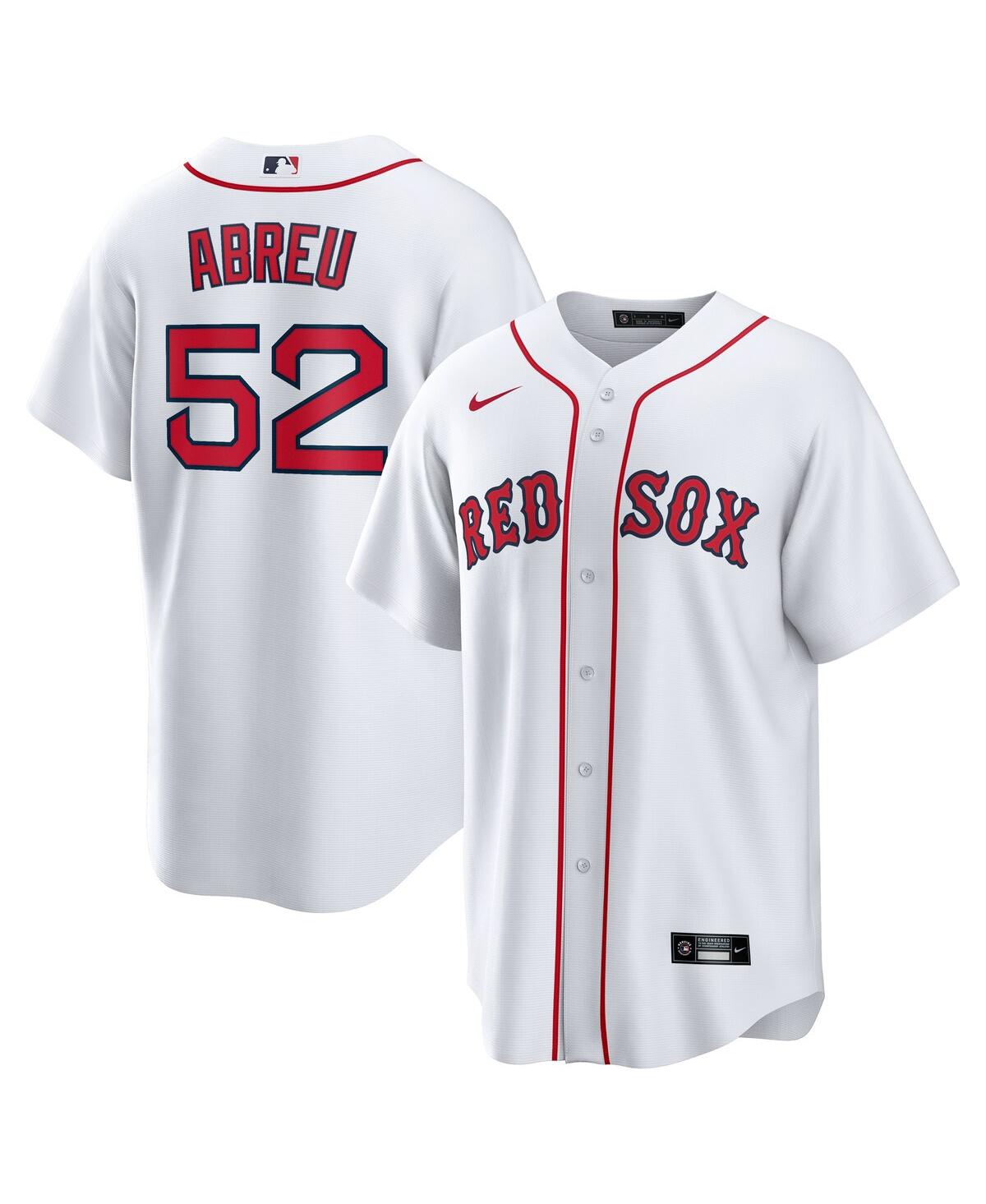 Click here for Nike Mens Wilyer Abreu White Boston Red Sox Home R... prices