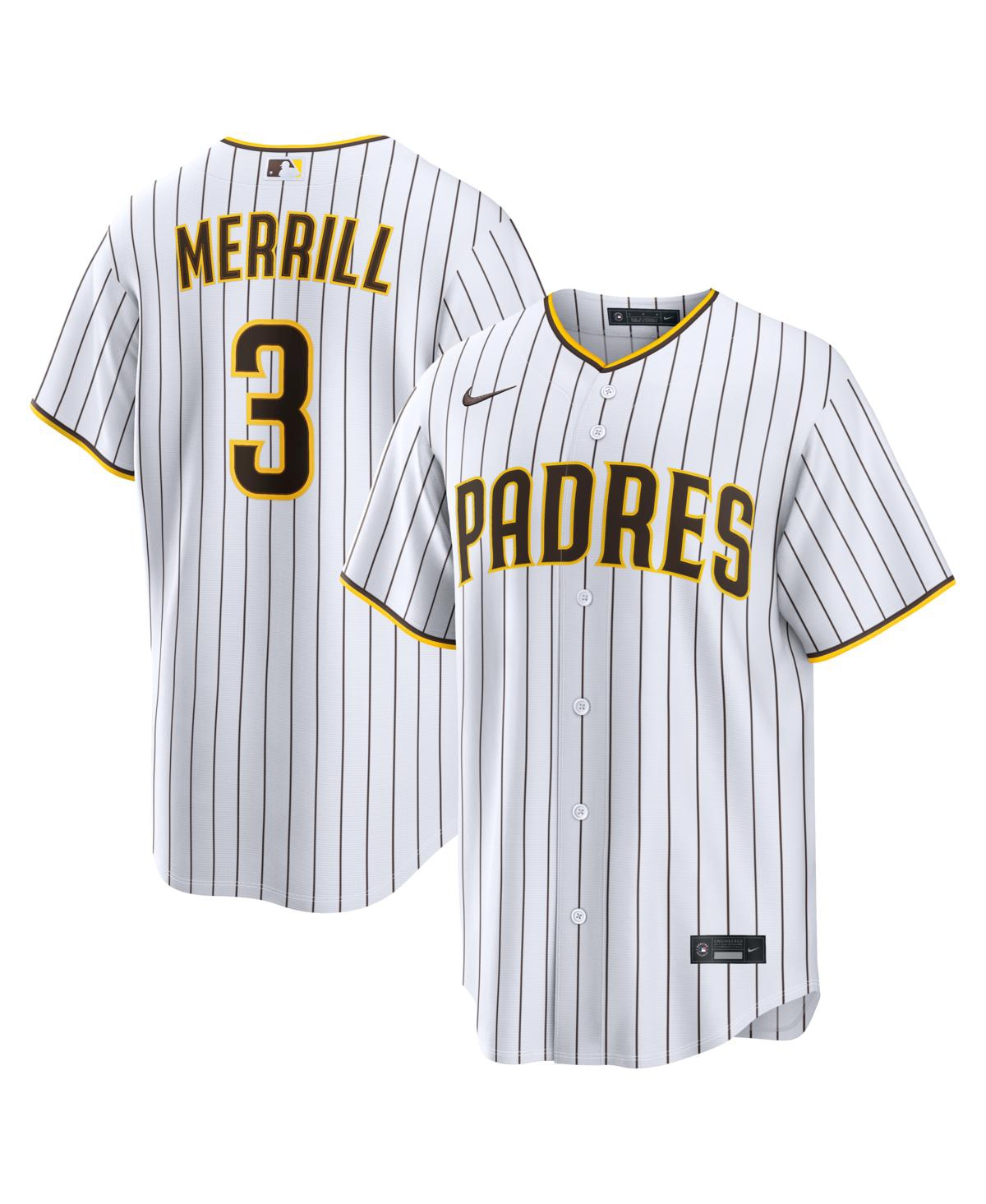 Click here for Nike Mens Jackson Merrill White San Diego Padres H... prices