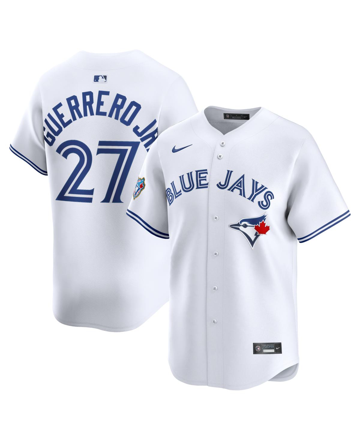 Click here for Nike Mens Vladimir Guerrero Jr. White Toronto Blue... prices