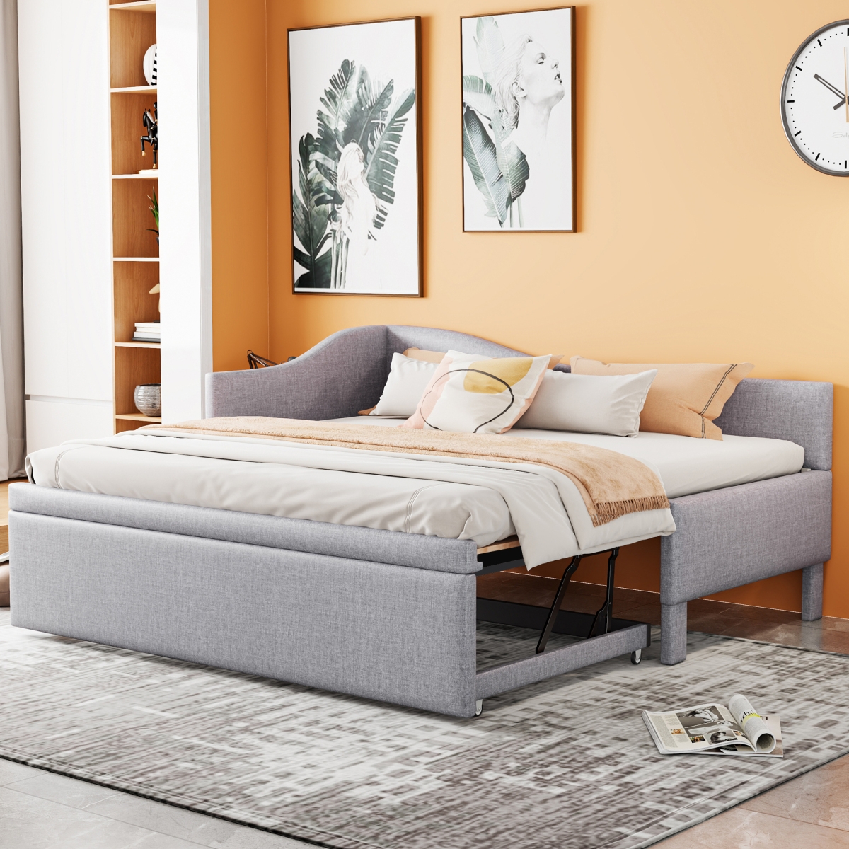 Click here for Streamdale Furniture Twin Size Upholstered L-Shape... prices