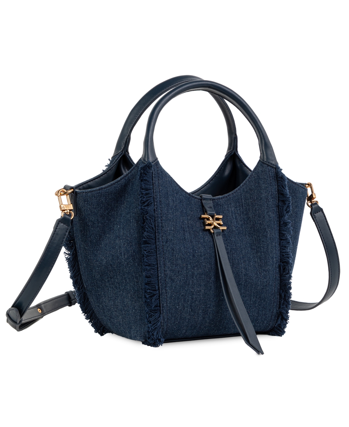 Click here for Sam Edelman Irina Large Canvas Tote Handbag - Deni... prices