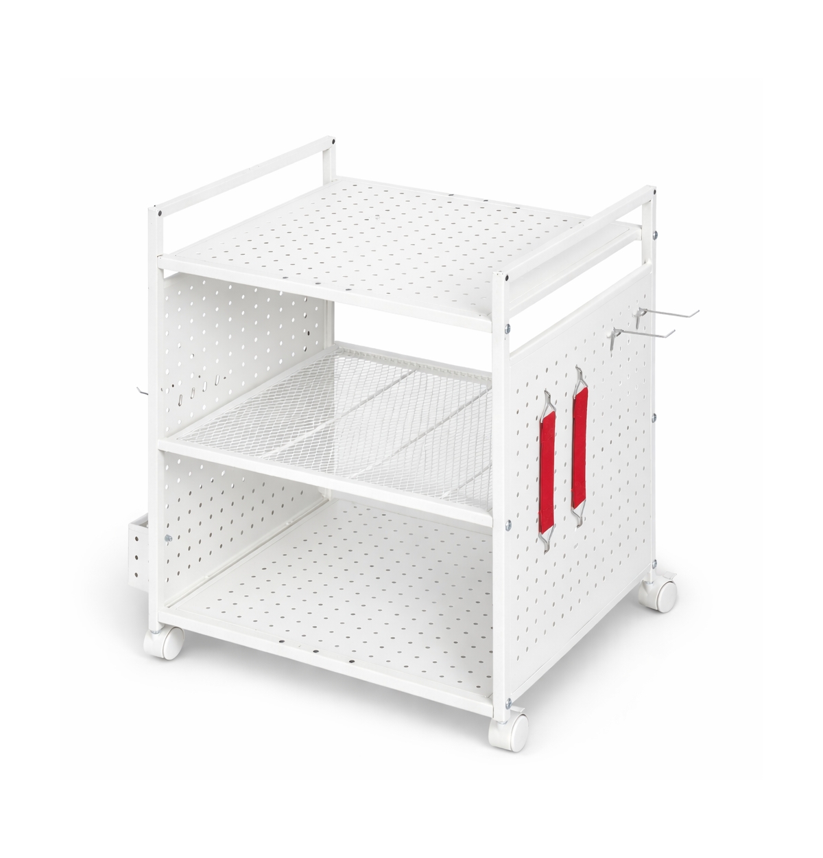 Click here for Mythinglogic 3-Tier Rolling Stand with Pegboard  A... prices