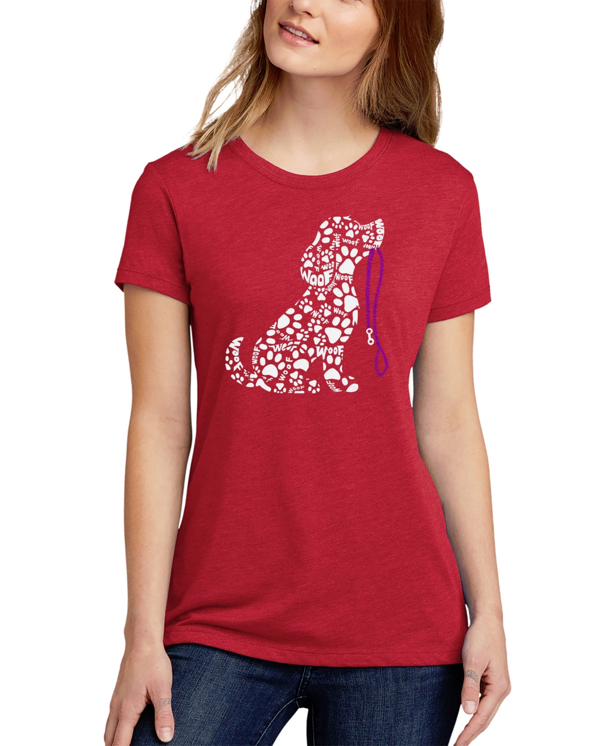 Click here for La Pop Art Womens Premium Blend Dog Leash Word Art... prices