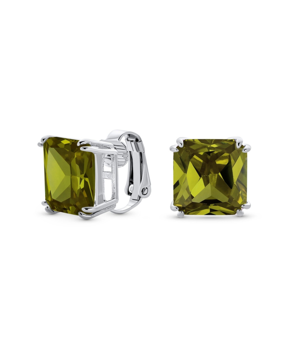 Click here for Bling Jewelry 12MM Princess Cut Cubic Zirconia Cz... prices