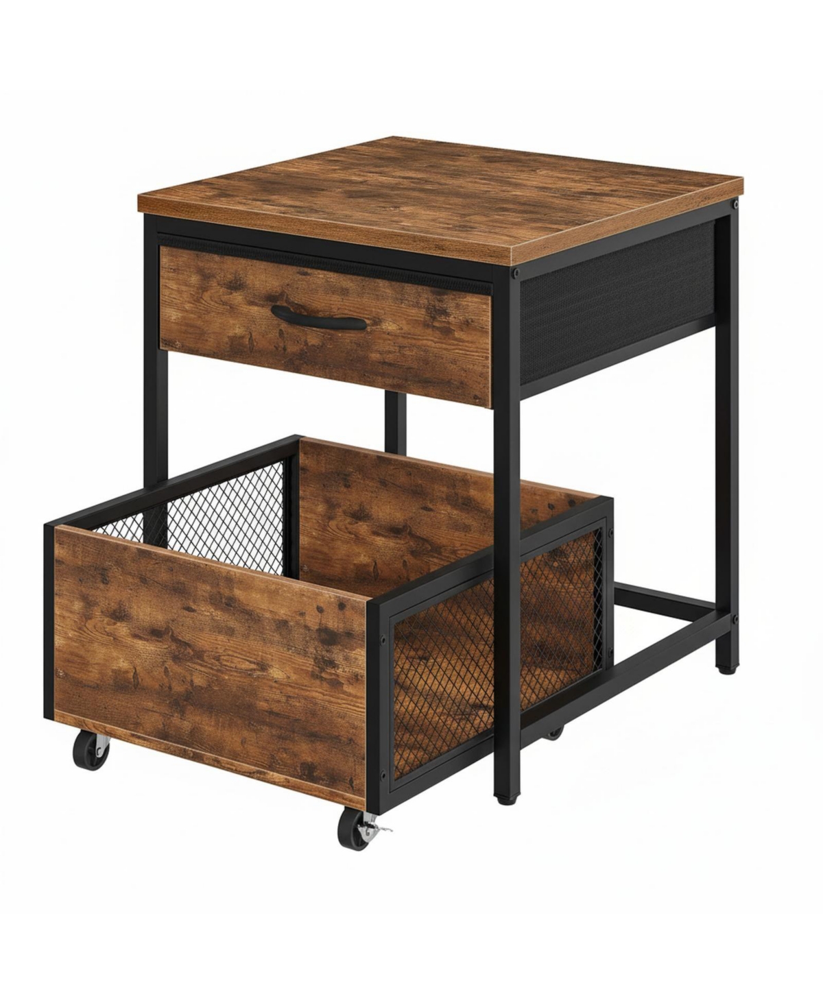 Click here for Yigii End Table Mini Fridge Stand with Storage Dra... prices