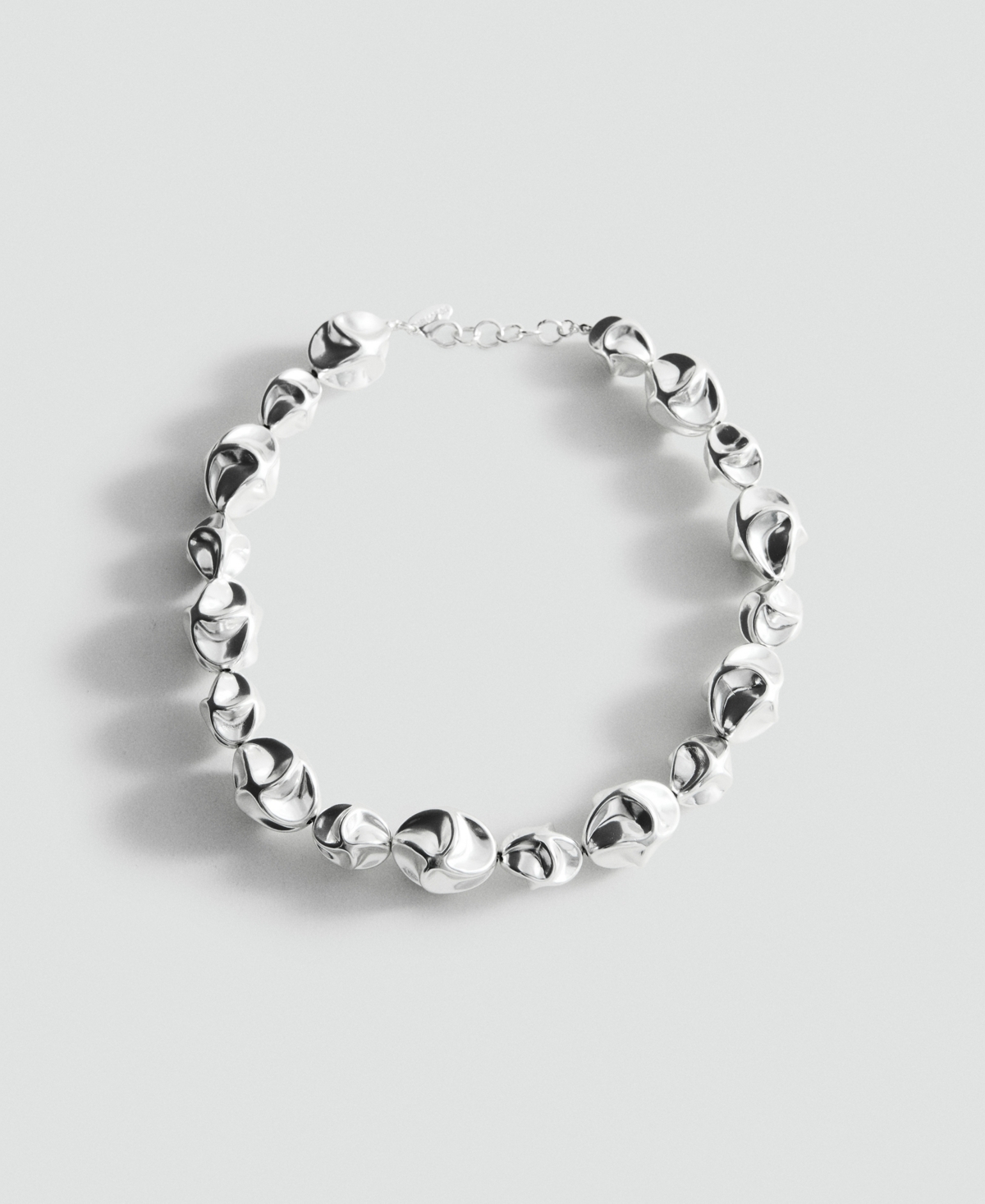 Click here for Selection Mango Womens Irregular Metallic Pieces N... prices