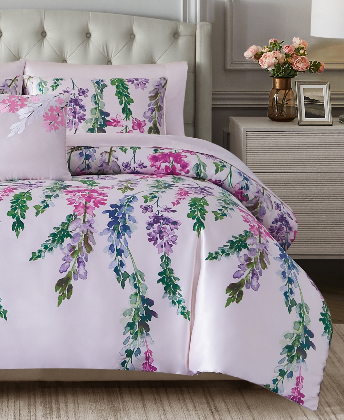 Click here for Bcbg Satin Nolita Comforter Set 8-Pc. Bed in a Bag... prices