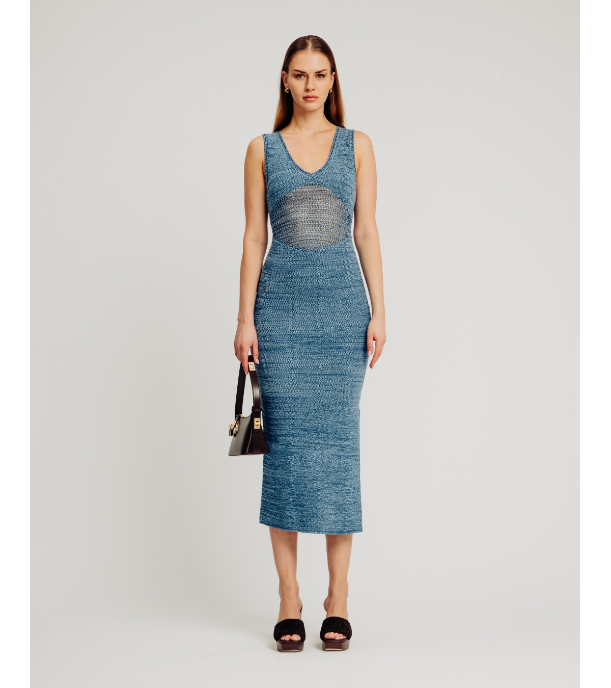 Click here for Torn By Ronny Kobo Womens Melanie Dress - Denim bl... prices