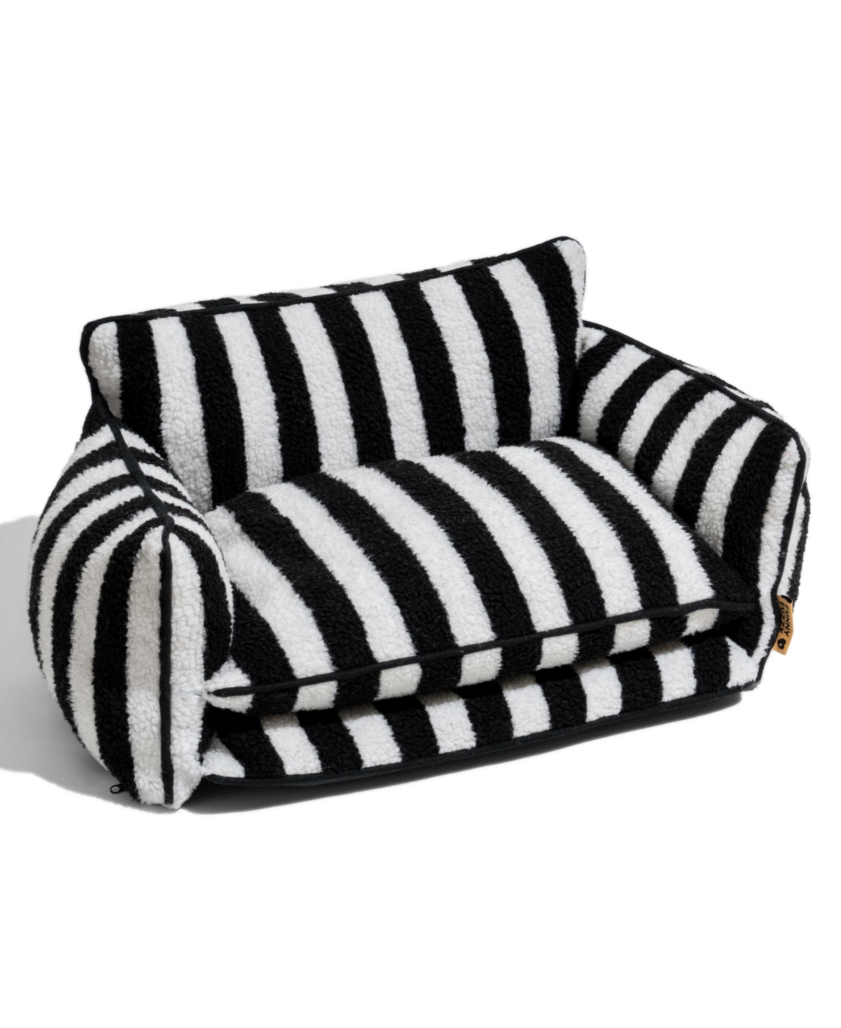 Click here for FunnyFuzzy Striped Faux Lambswool Double Layer Pet... prices