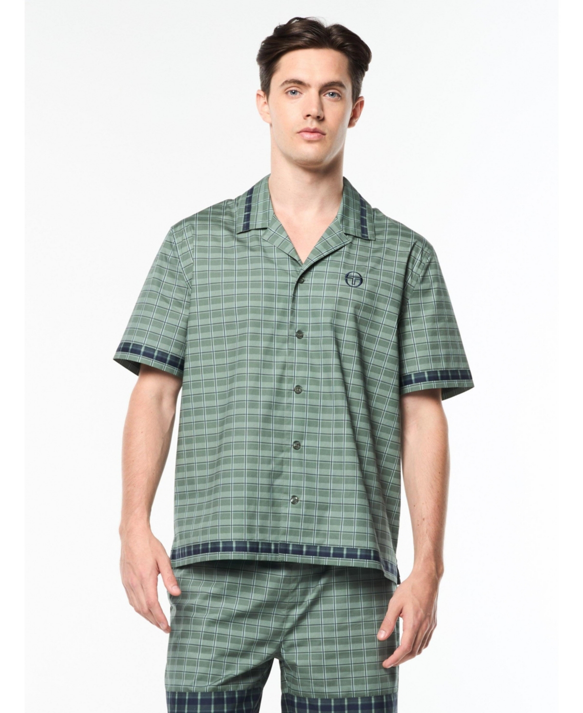 Click here for Sergio Tacchini Mens Quadretto Cabana Shirt - Duck... prices