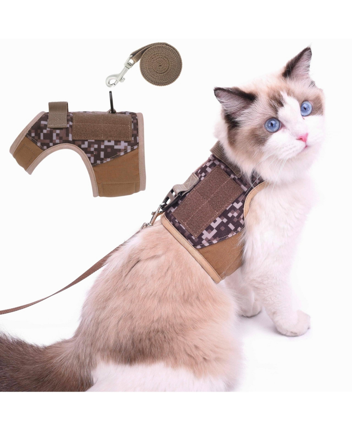 Click here for Aronkl Escape Proof Cat Harness And Leash Set Brea... prices