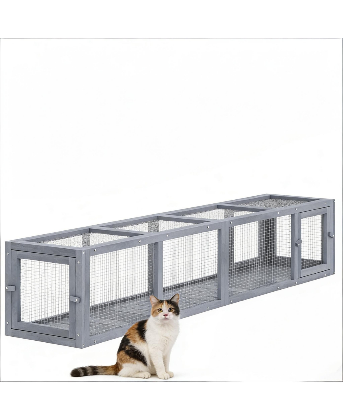 Click here for Zeus & Ruta Outdoor Spacious Wooden Cat Enclosure... prices