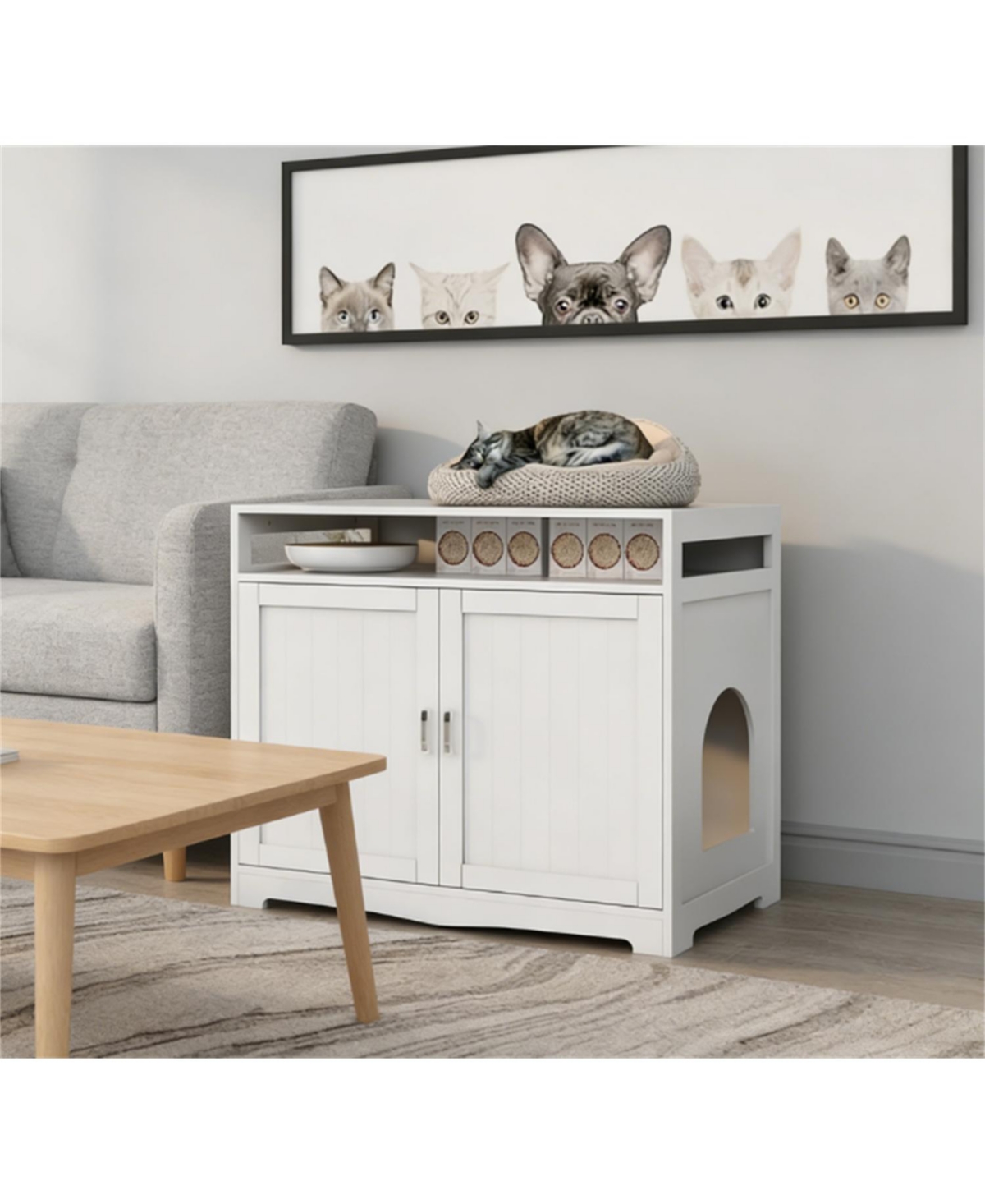 Click here for Zeus & Ruta Litter Box Enclosure with Hidden Plug... prices