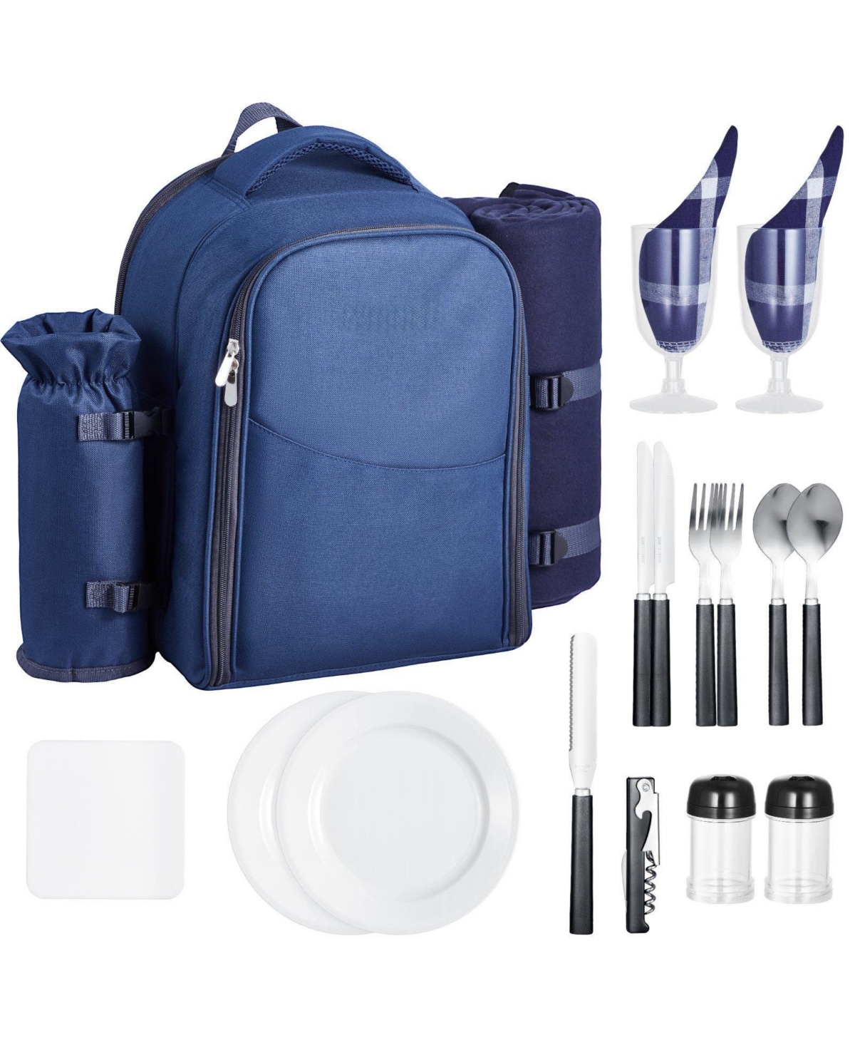 Click here for Mecale 2-Person Picnic Backpack with Insulated Coo... prices