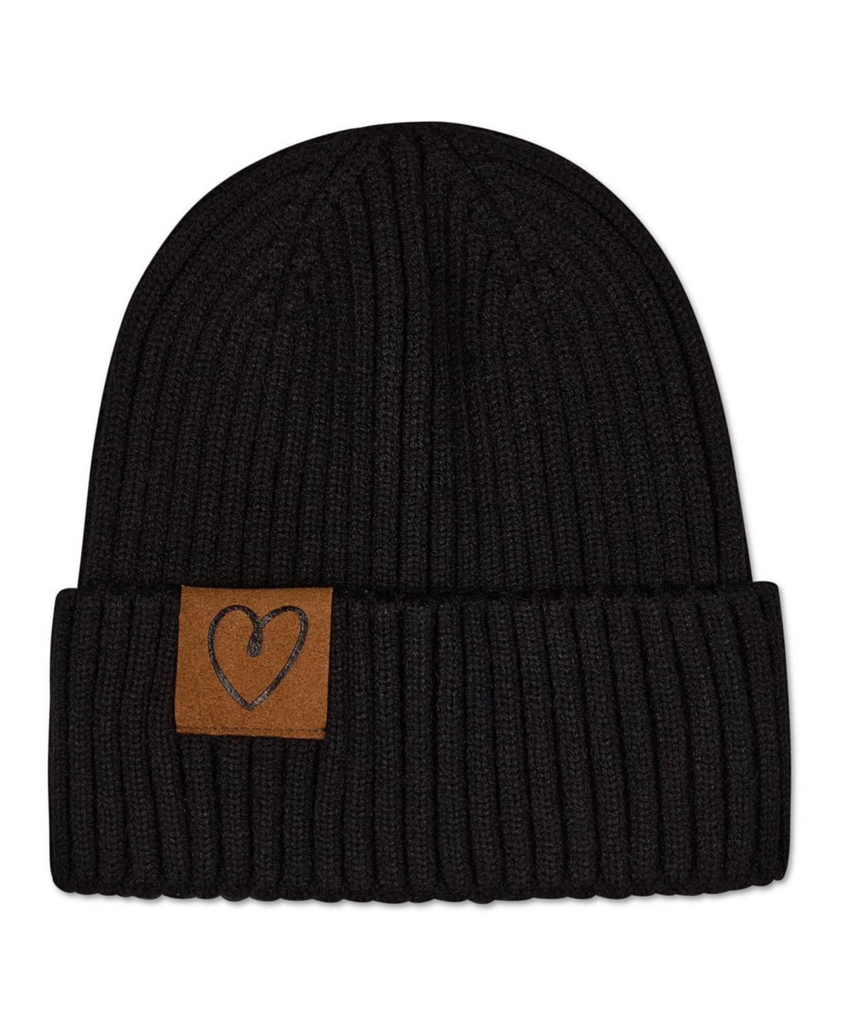 Click here for MeMoi Kids Cozy Heart-Patch Ribbed Rayon-Blend Kni... prices