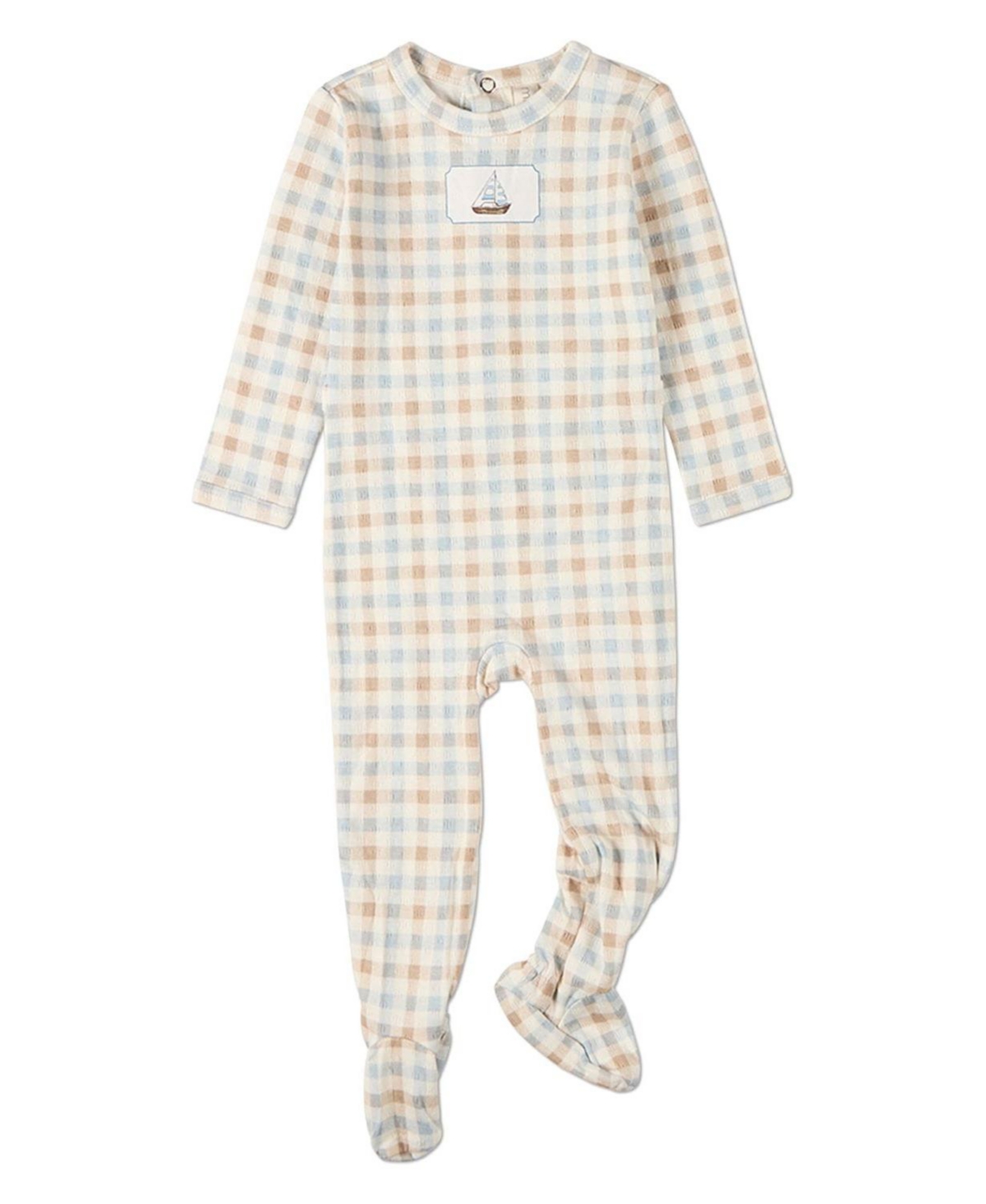Click here for MeMoi Baby Girls Rayon/Cotton Plaid Pointelle Foot... prices