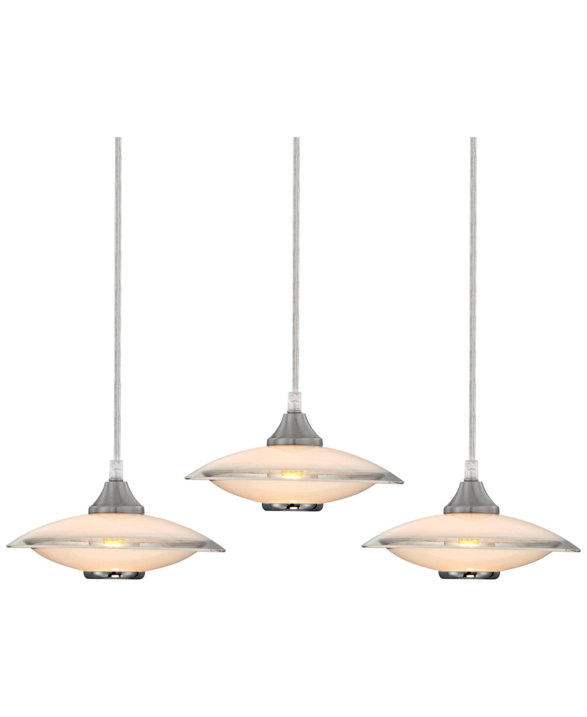 Click here for Possini Euro Design Possini Euro Saucer 8W Nickel... prices