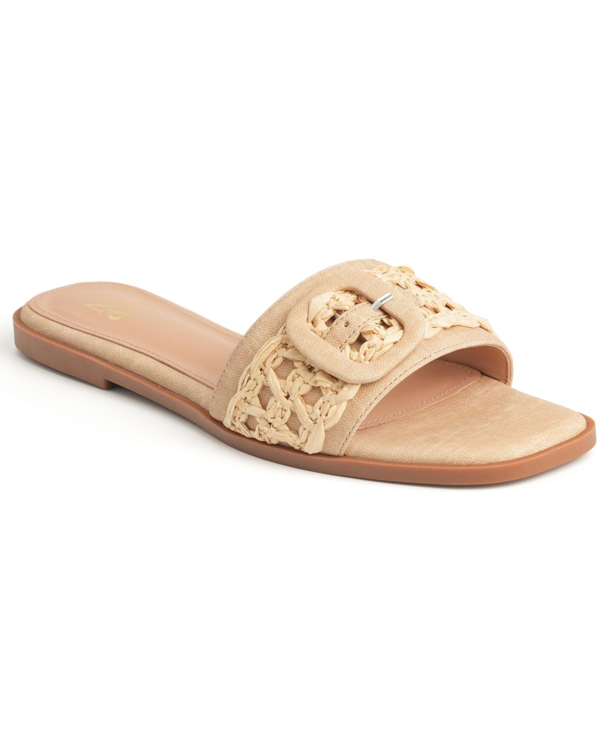 Click here for New York & Company Womens Amber Slides Sandals - N... prices