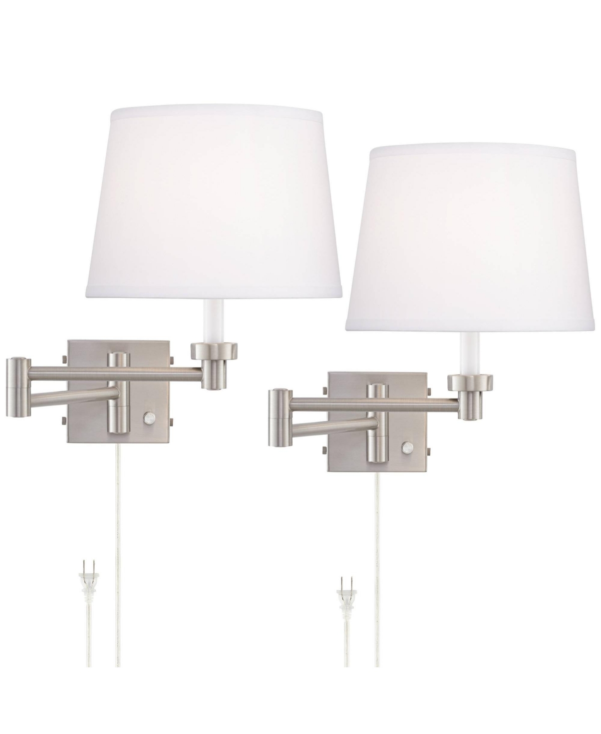 Click here for 360 Lighting Vero Modern Swing Arm Wall Lamps Set... prices