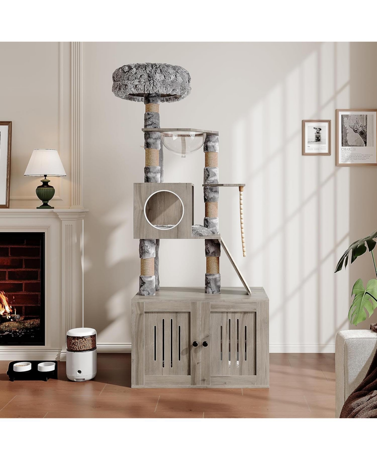 Click here for gaomon Cat Tree  66.9-Inch Cat Tower with Litter B... prices