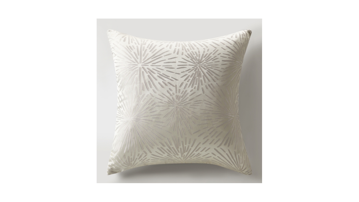 Click here for Z Gallerie Starburst Jaqcuard Pillow - Champagne prices