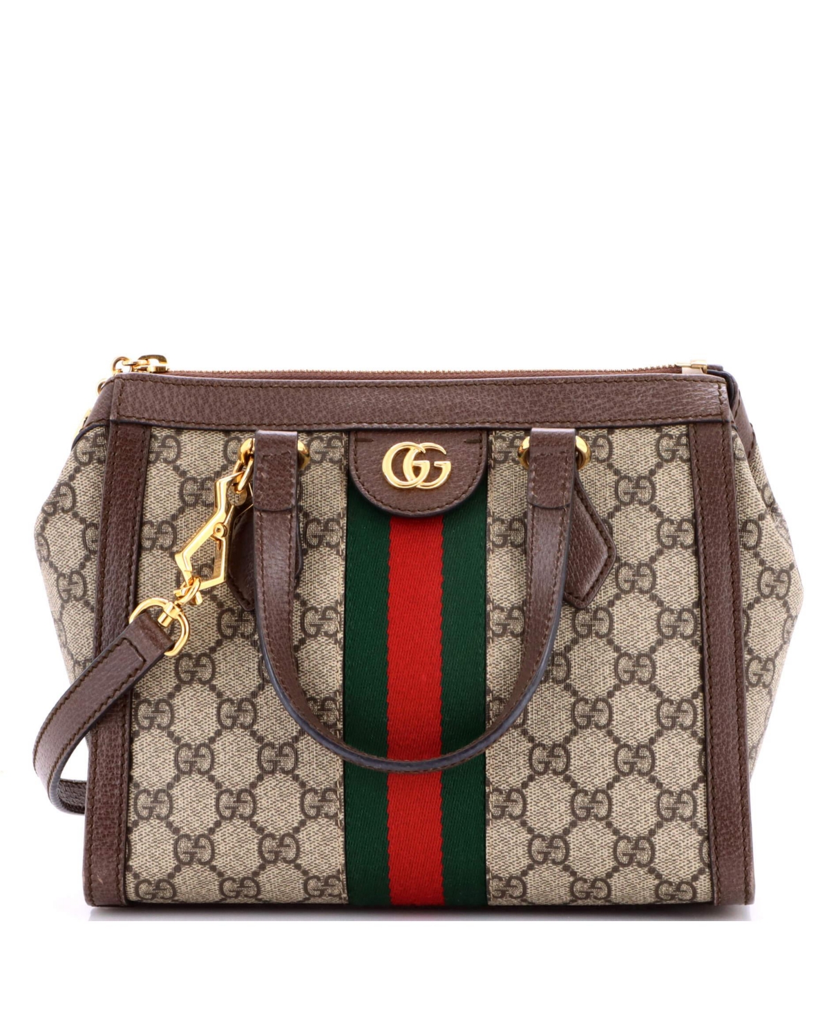 Click here for Pre-Owned Gucci Small Ophidia Top Handle Tote Gg C... prices