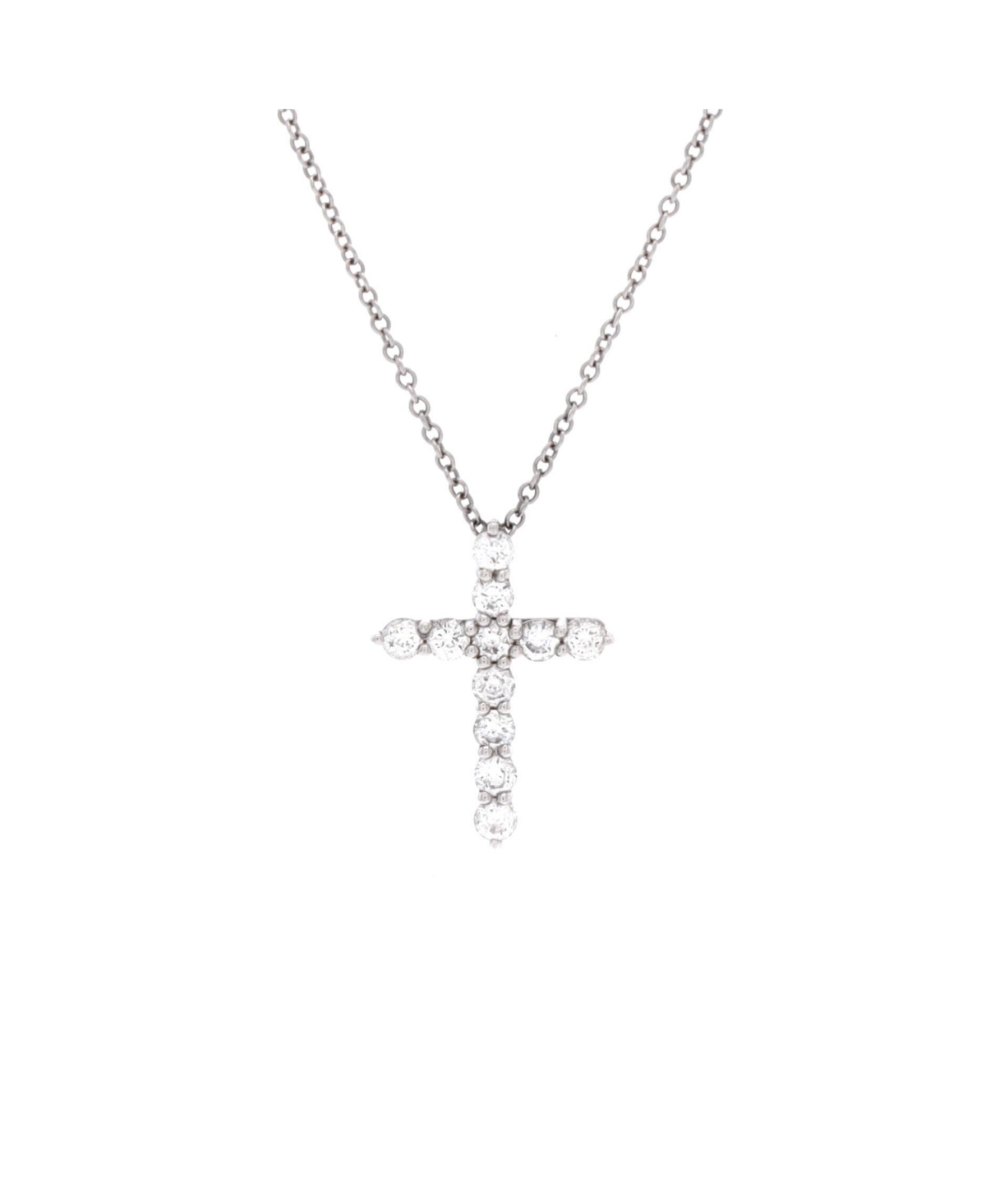 Click here for Pre-Owned Tiffany and Co Cross Pendant Necklace -... prices