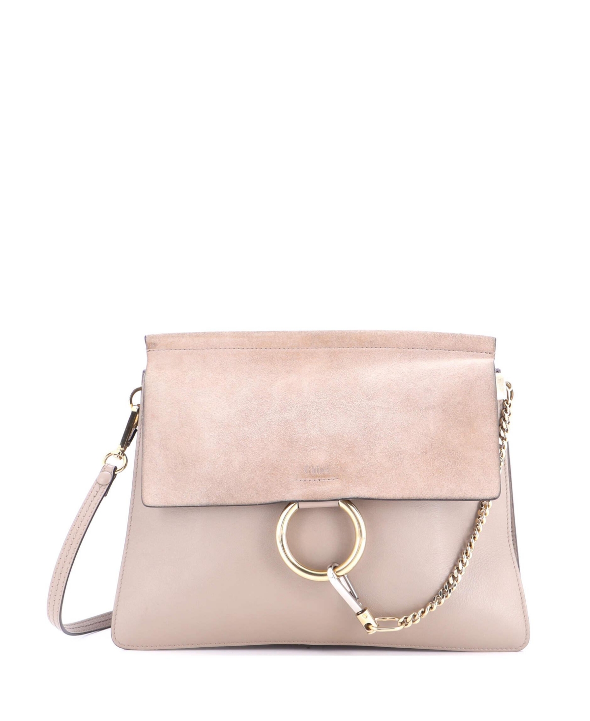 Click here for Pre-Owned Chloe Medium Faye Shoulder Bag Leather -... prices