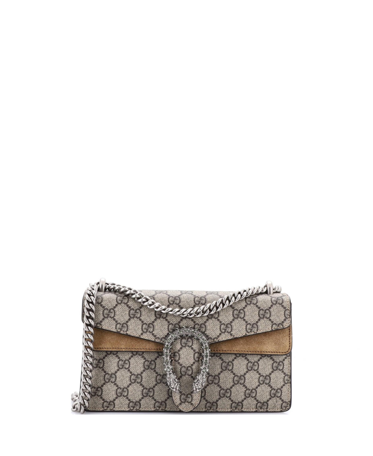 Click here for Pre-Owned Gucci Small Dionysus Bag Gg Coated Canva... prices