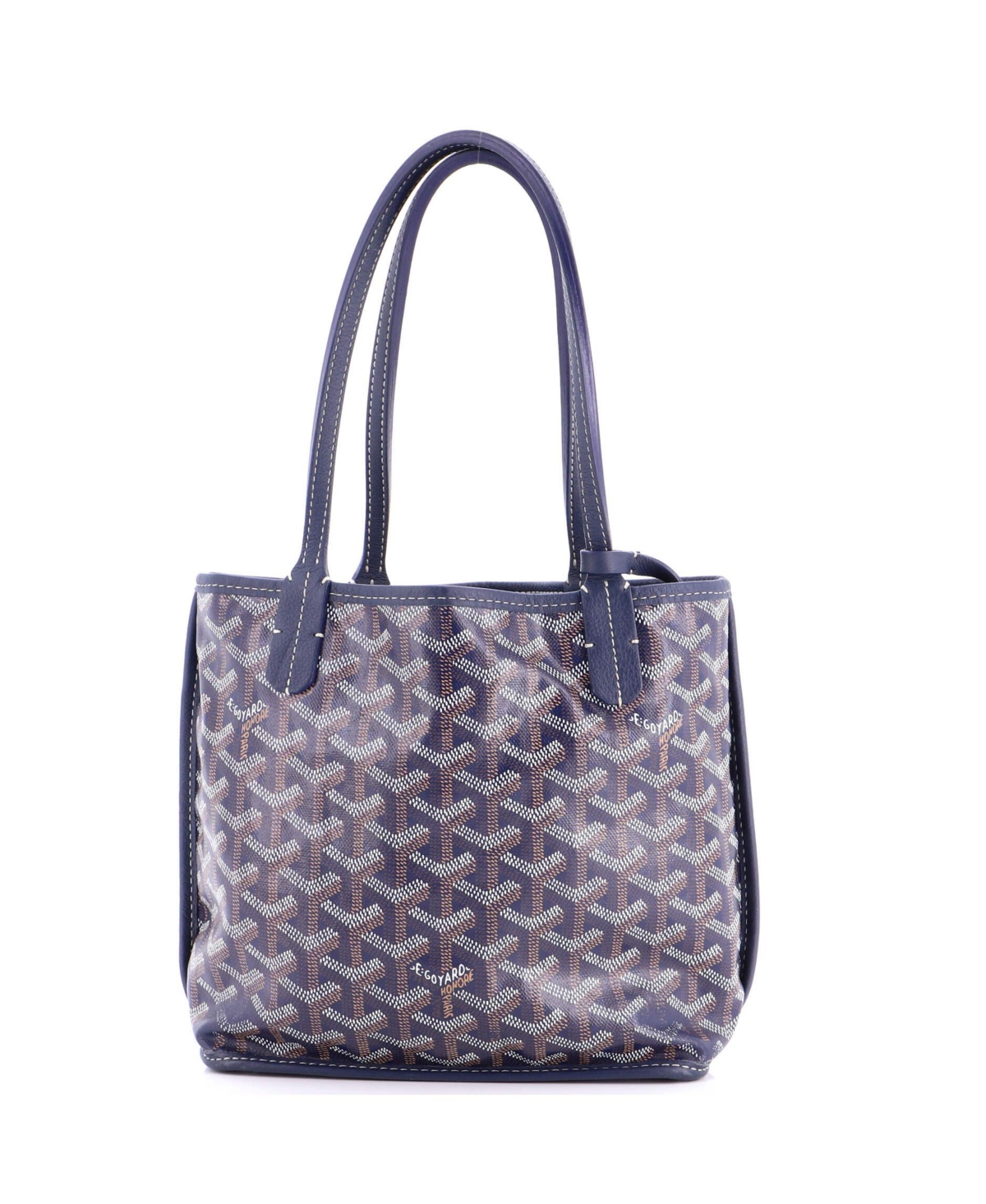 Click here for Pre-Owned Goyard Mini Anjou Reversible Tote Coated... prices