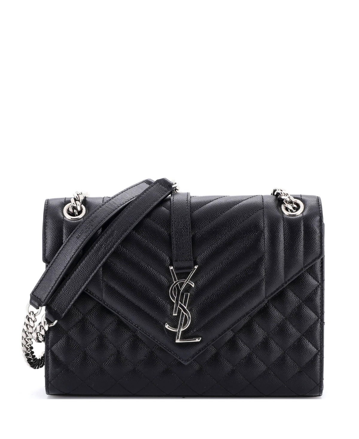 Click here for Pre-Owned Saint Laurent Medium Classic Monogram En... prices