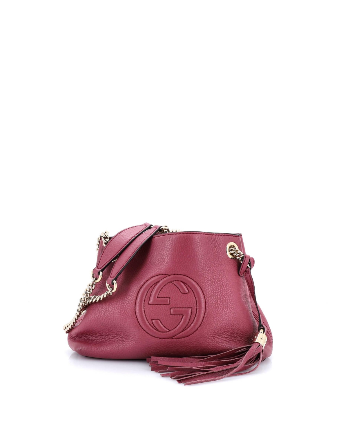 Click here for Pre-Owned Gucci Mini Soho Chain Strap Shoulder Bag... prices