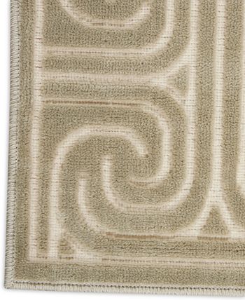 Kelly Ripa Home CLOSEOUT! Interlock KRH20 Light Grey 2'3'' x 8' Runner ...