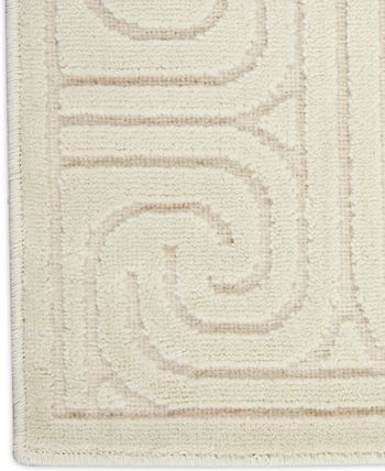 Kelly Ripa Home CLOSEOUT! Interlock KRH20 Ivory/Beige 3'6" x 5'6" Area ...