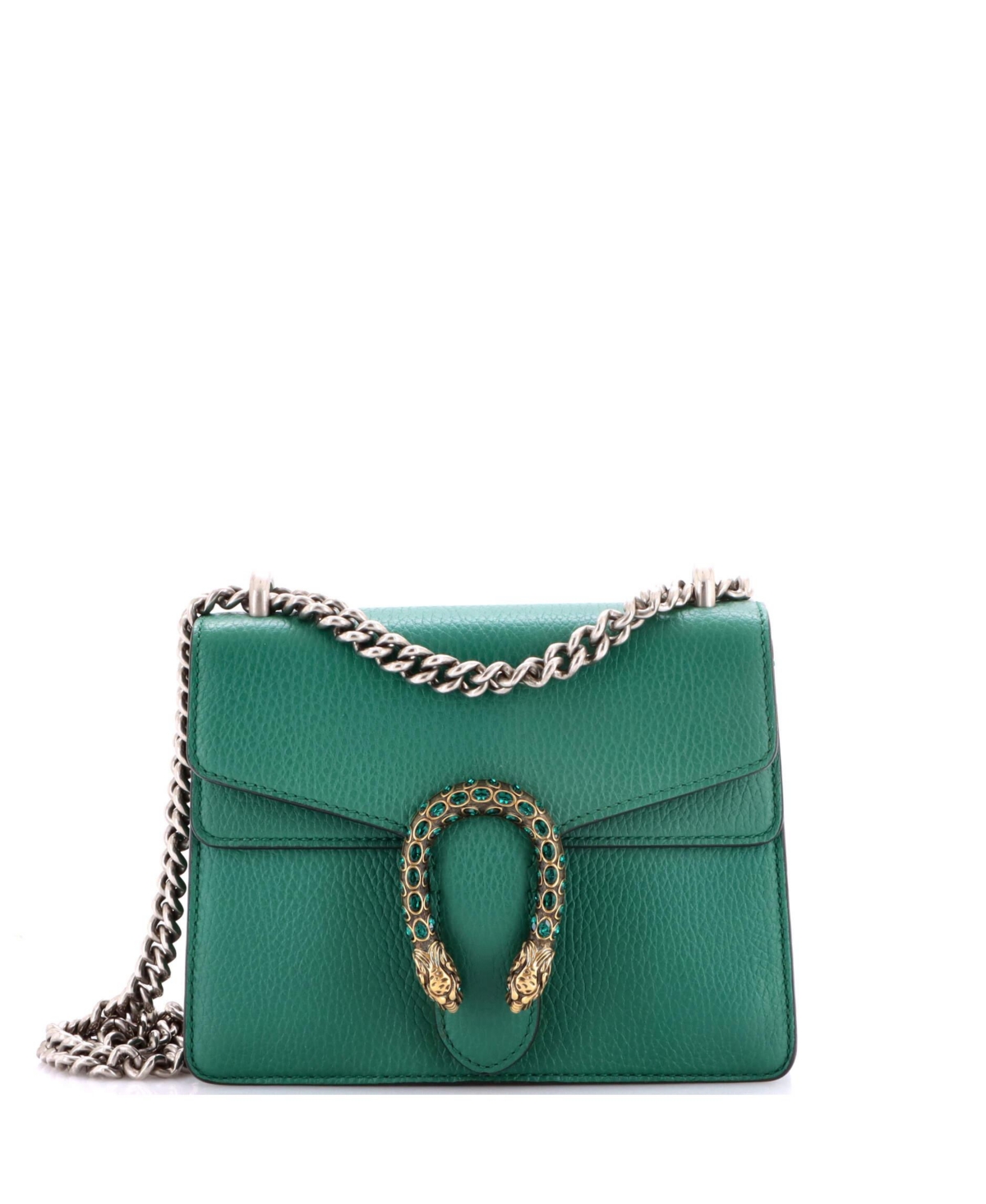 Click here for Pre-Owned Gucci Mini Dionysus Bag Leather - Green prices