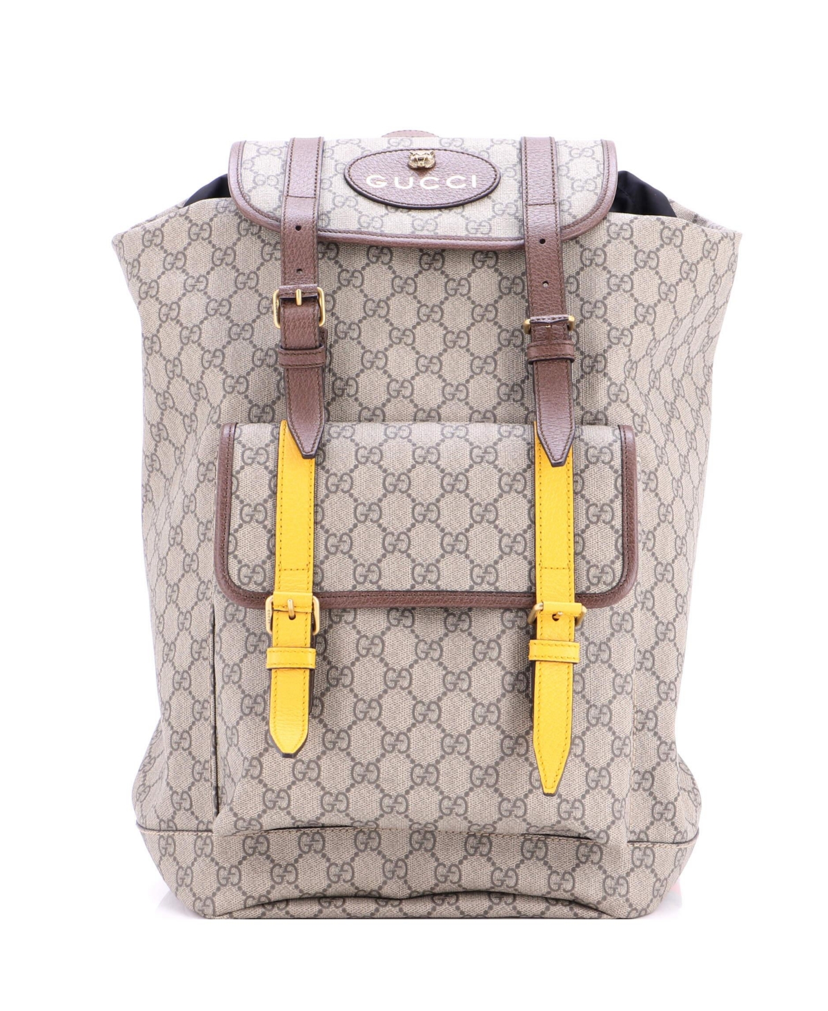 Click here for Pre-Owned Gucci Large Courrier Soft Backpack Gg Co... prices