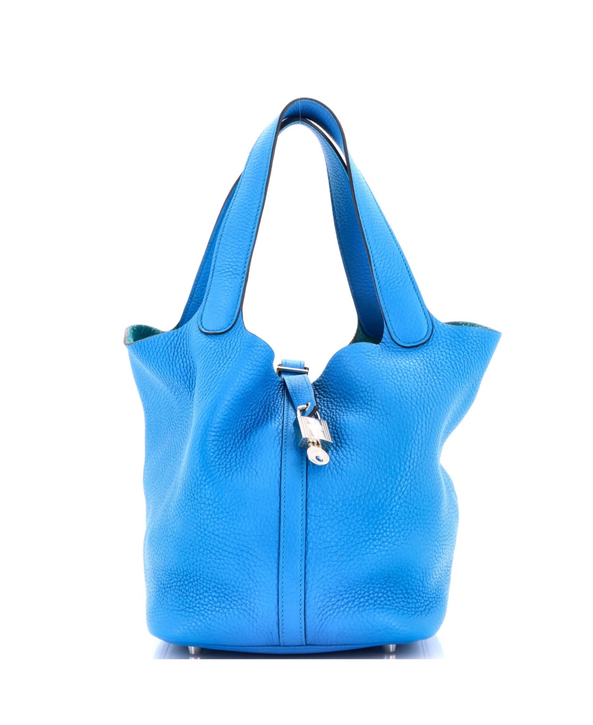 Click here for Pre-Owned HERMES Mm Picotin Lock Bag Clemence - Bl... prices
