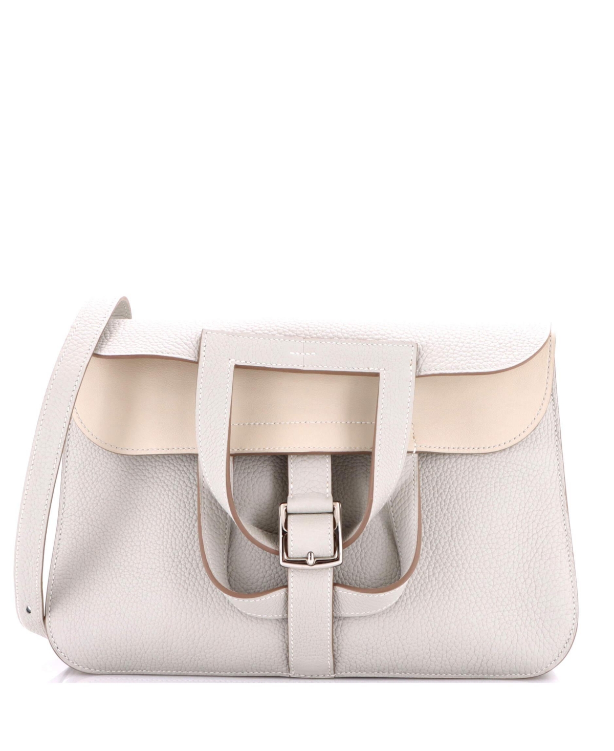 Click here for Pre-Owned HERMES 31 Halzan Bag Clemence - Grey prices