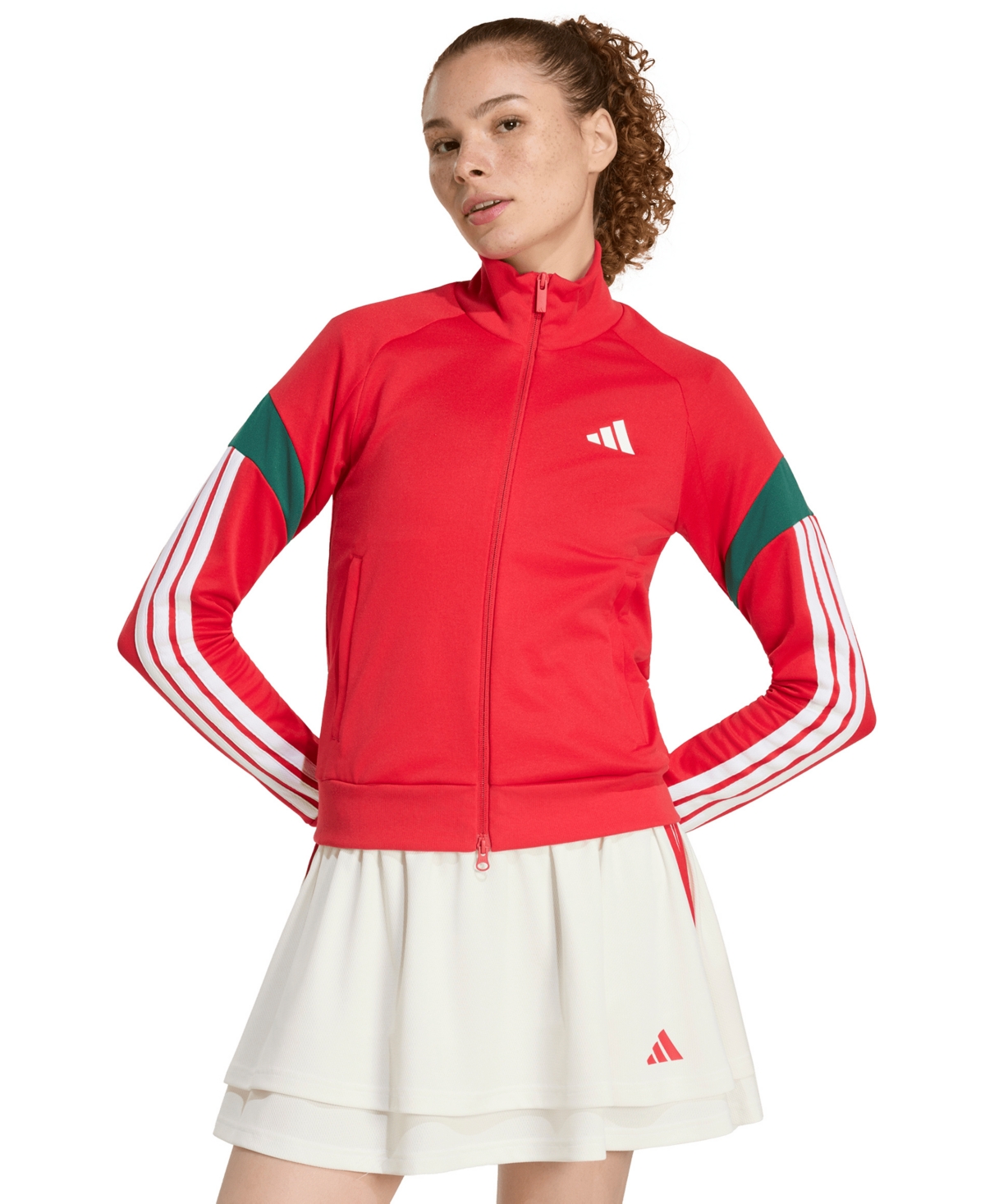 Click here for adidas Mens House of Tiro Tracktop - Red prices