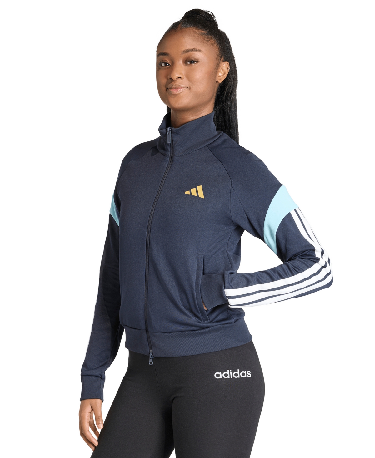 Click here for adidas Mens House of Tiro Tracktop - Night Navy/Ic... prices