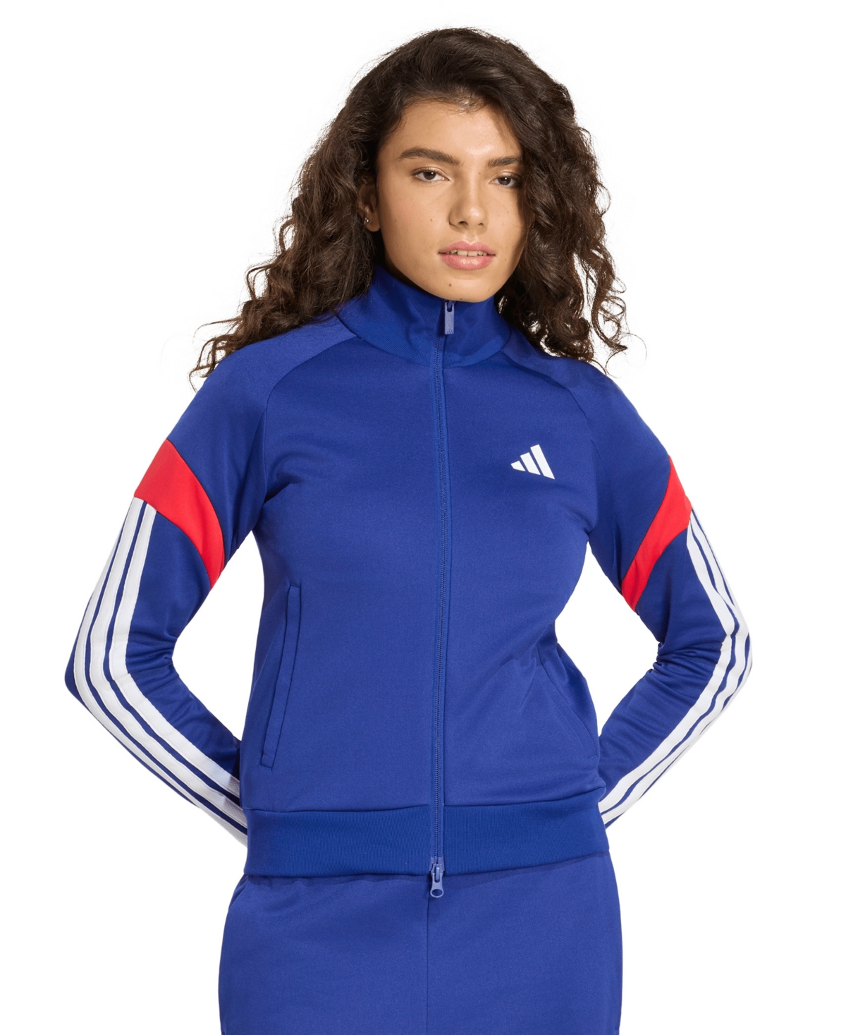 Click here for adidas Mens House of Tiro Tracktop - Blue prices