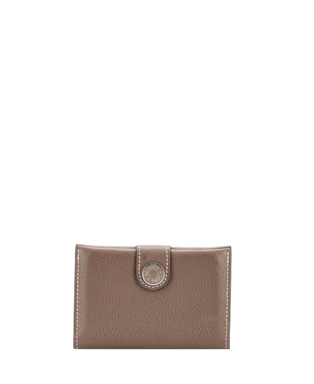 Click here for Pre-Owned HERMES R.m.s Card Holder Leather - Brown prices