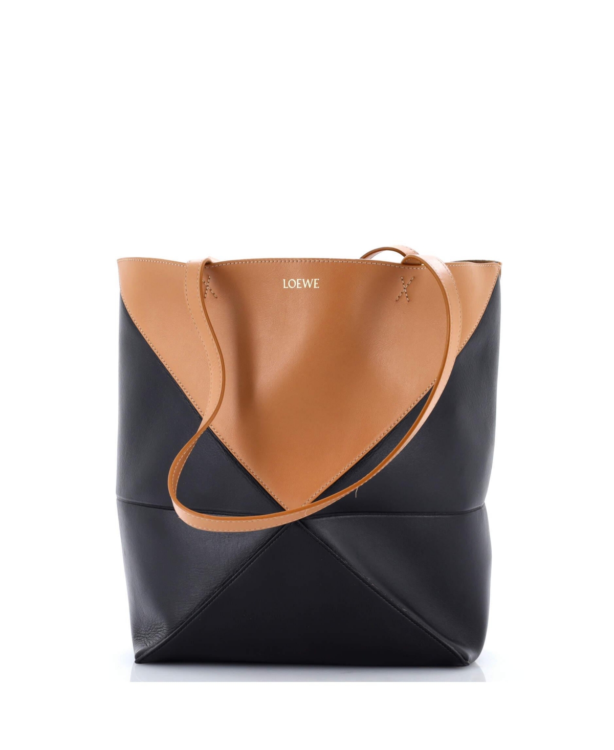 Click here for Pre-Owned Loewe Medium Puzzle Fold Tote Leather -... prices