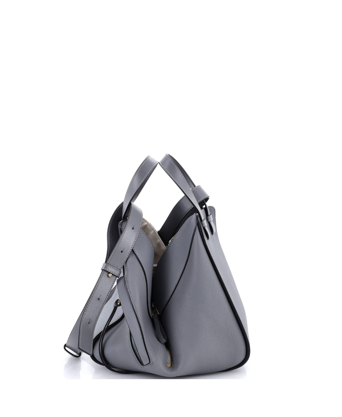 Click here for Pre-Owned Loewe Small Hammock Bag Leather - Grey prices