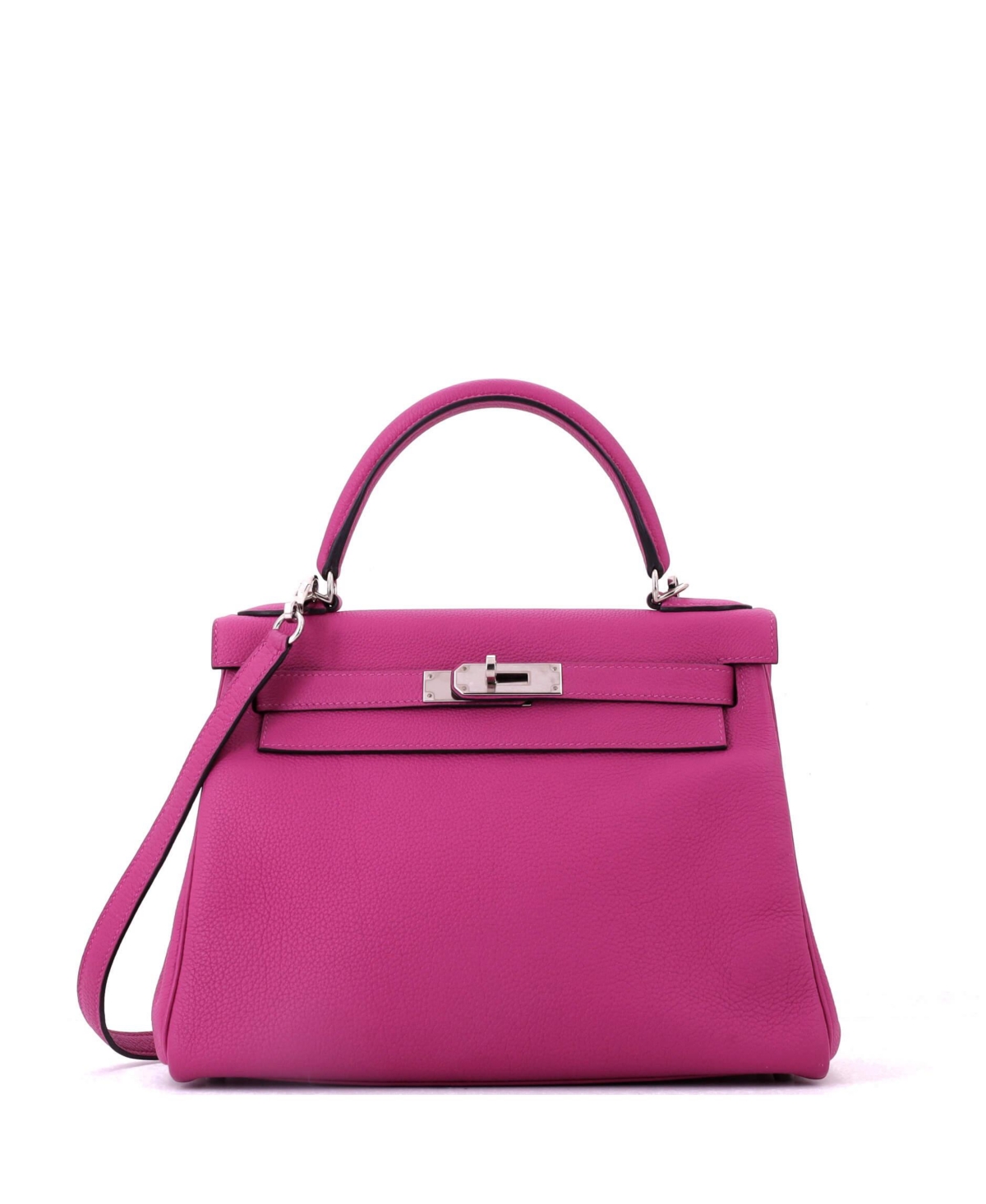 Click here for Pre-Owned HERMES Kelly 28 Handbag Pink Togo with P... prices