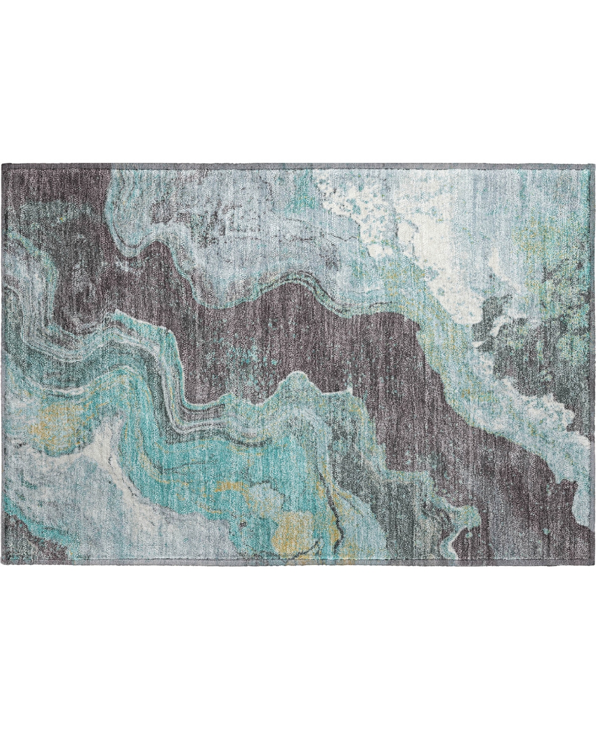 Click here for Addison Mayfield AMF1907 18 x 26 Area Rug - Teal prices