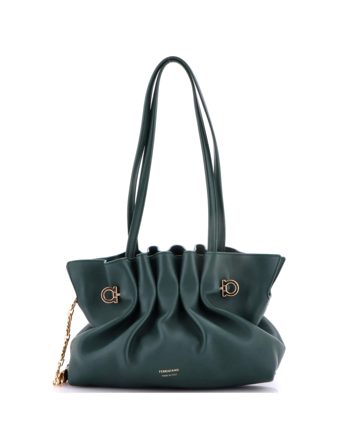 Click here for Pre-Owned Salvatore Ferragamo Small Soft Bag Leath... prices