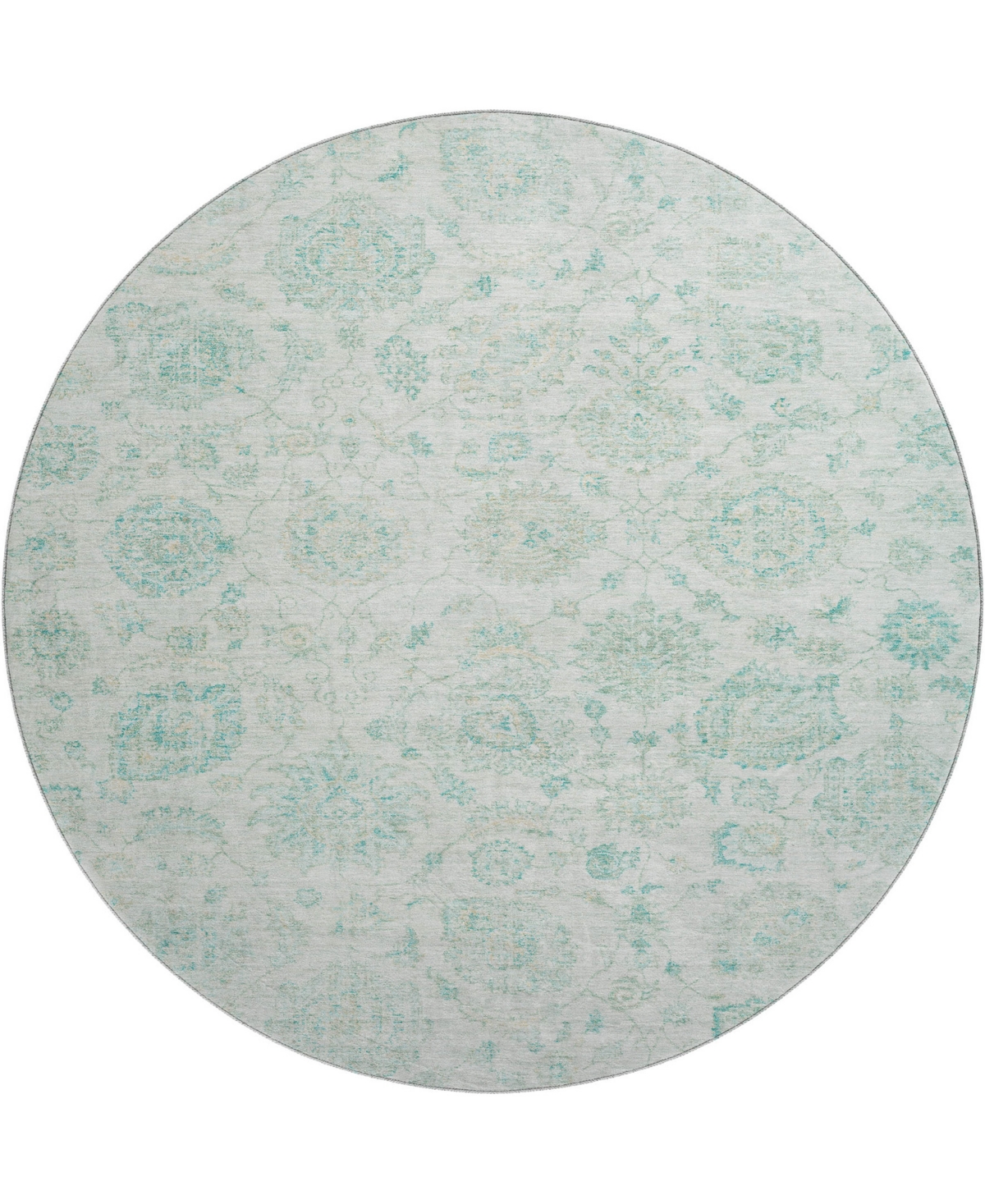 Click here for Addison Mayfield AMF1833 8 x 8 Round Area Rug - Tu... prices